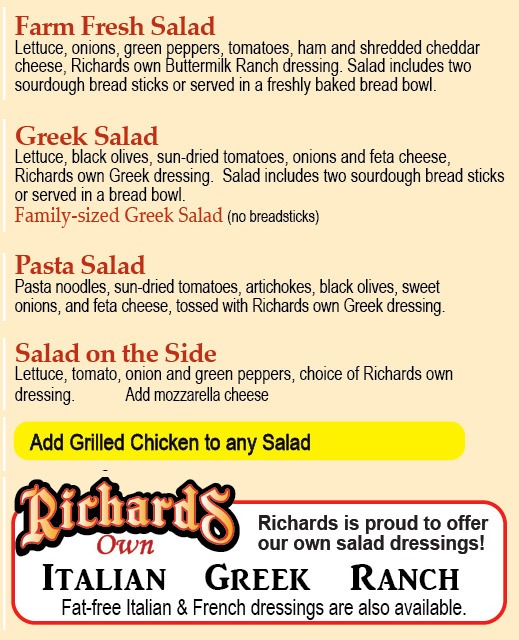 DELICIOUSNESS - Richards Pizza